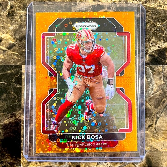 Panini | Other | Nick Bosa Prizm Card Orange Disco 49ers | Poshmark